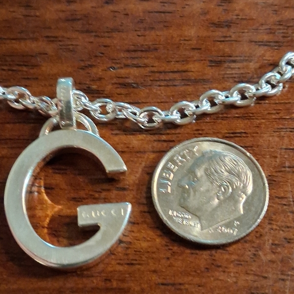 Gucci | Jewelry | Gucci Silver Initial G Pendant Necklace | Poshmark